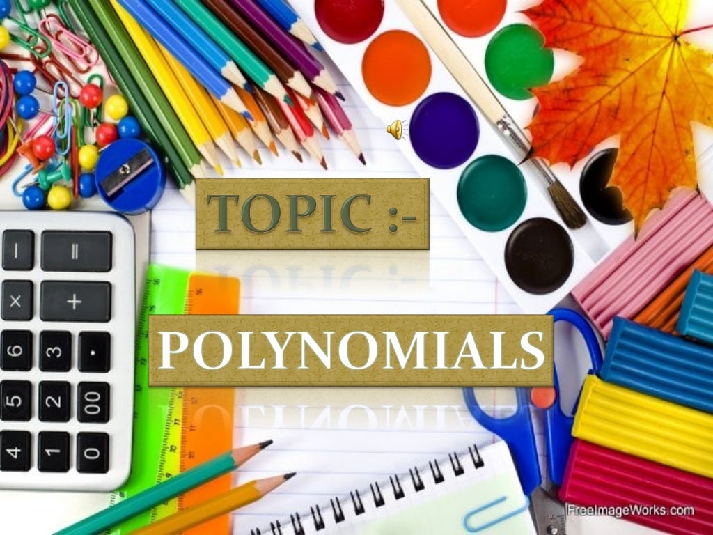 polynomial ppt for class 9