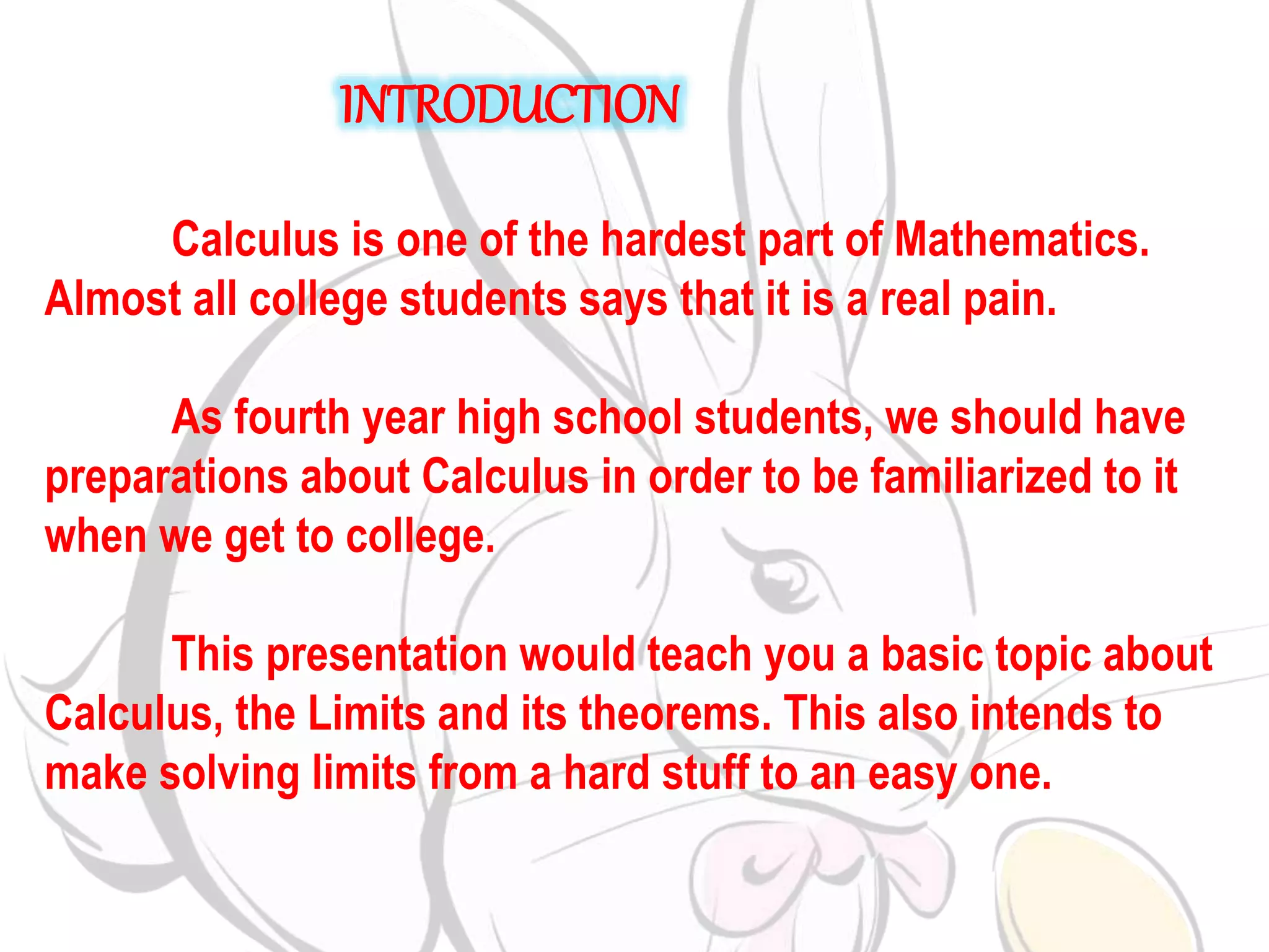 Theorems on limits | PPTX