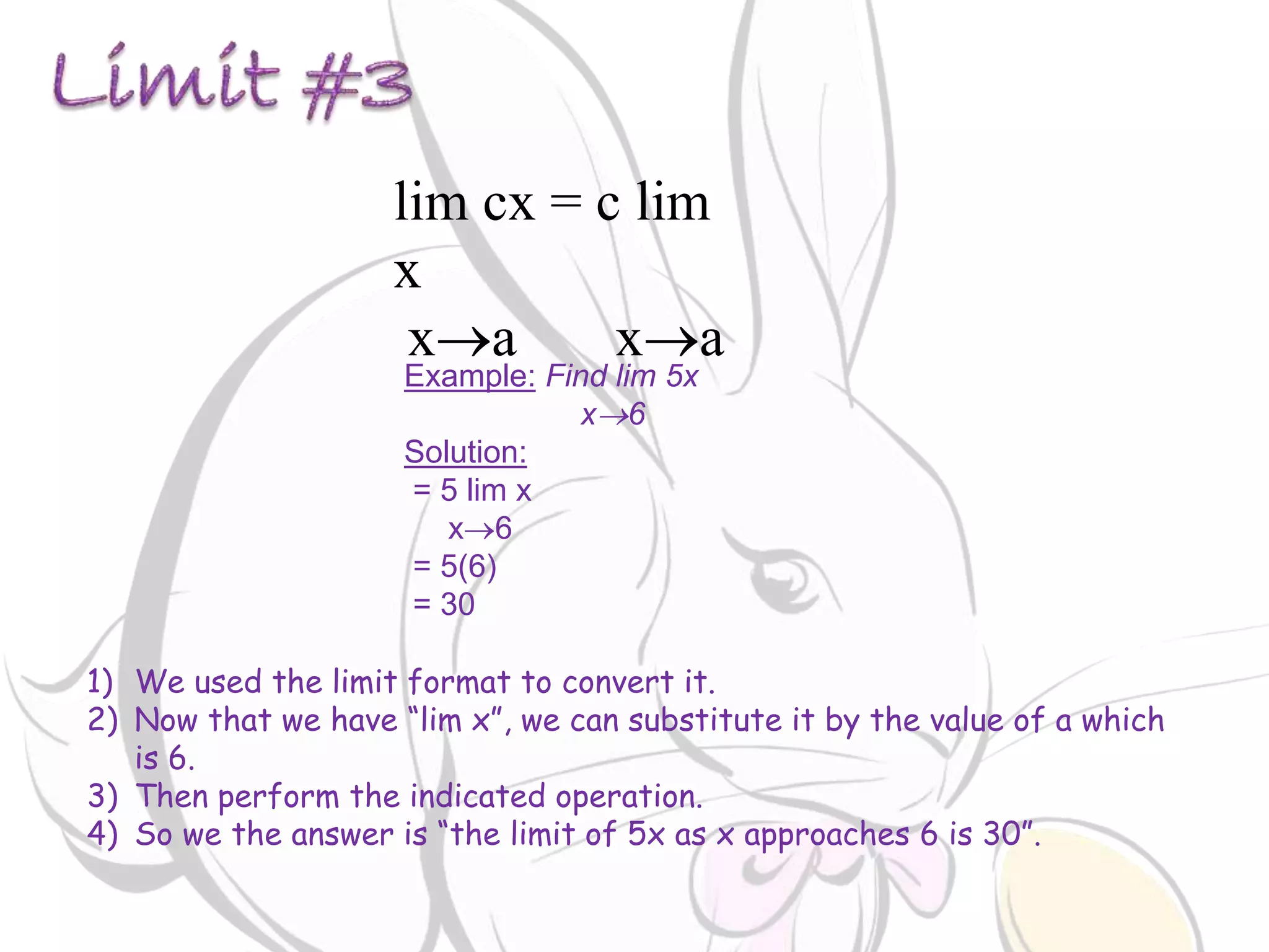 Theorems on limits | PPTX