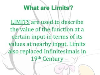 Theorems on limits | PPTX