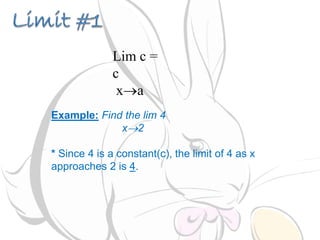 Theorems on limits | PPTX