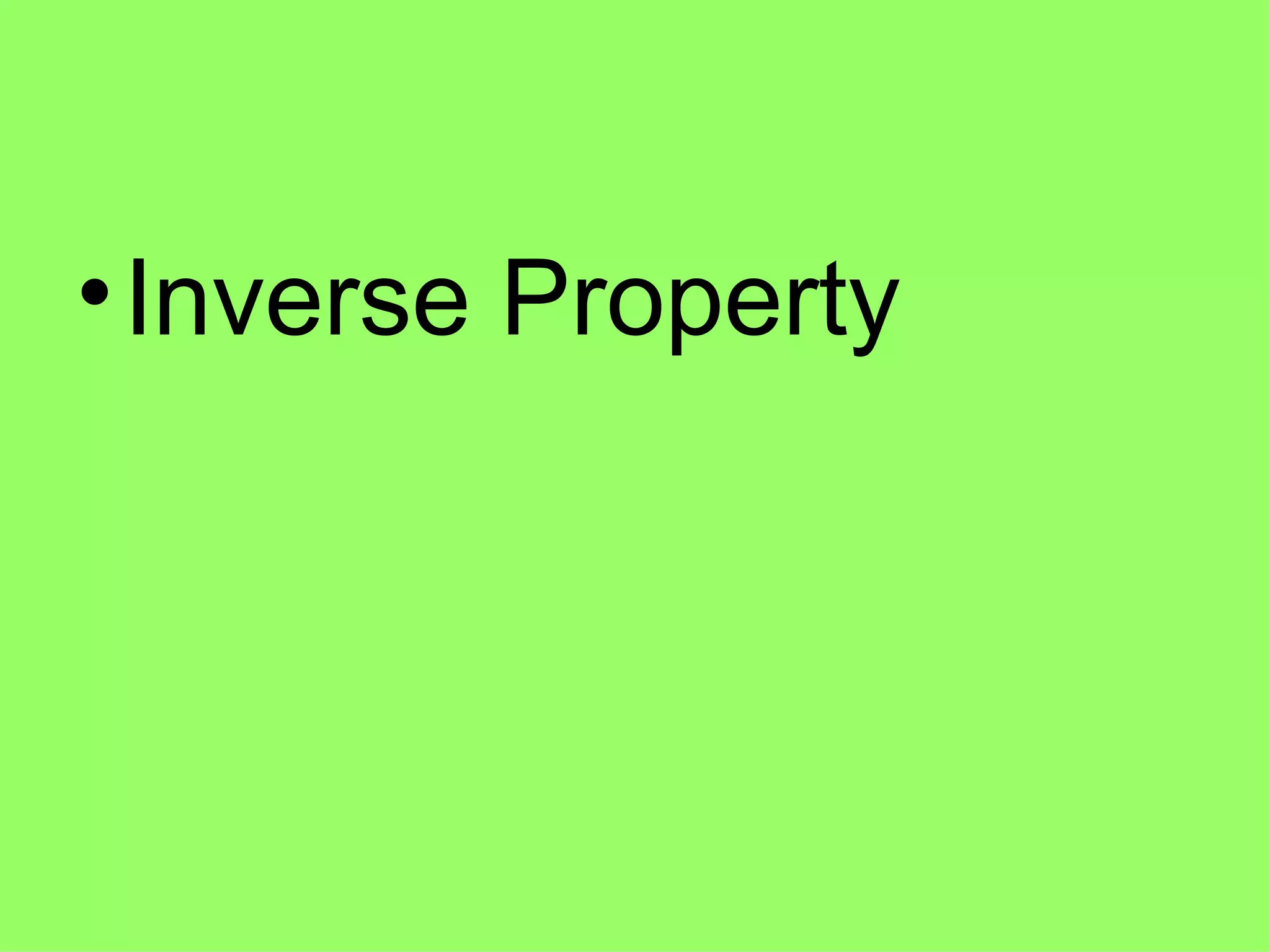 7th Grade Math Properties Flashcards | PPT