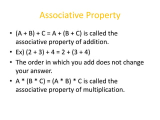 Math Properties Commutative Associative and Distributive.pptx