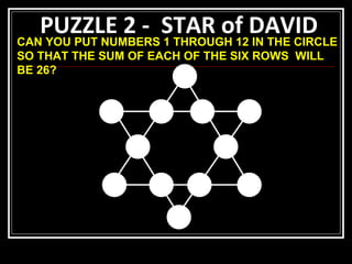 Math puzzles | PPT