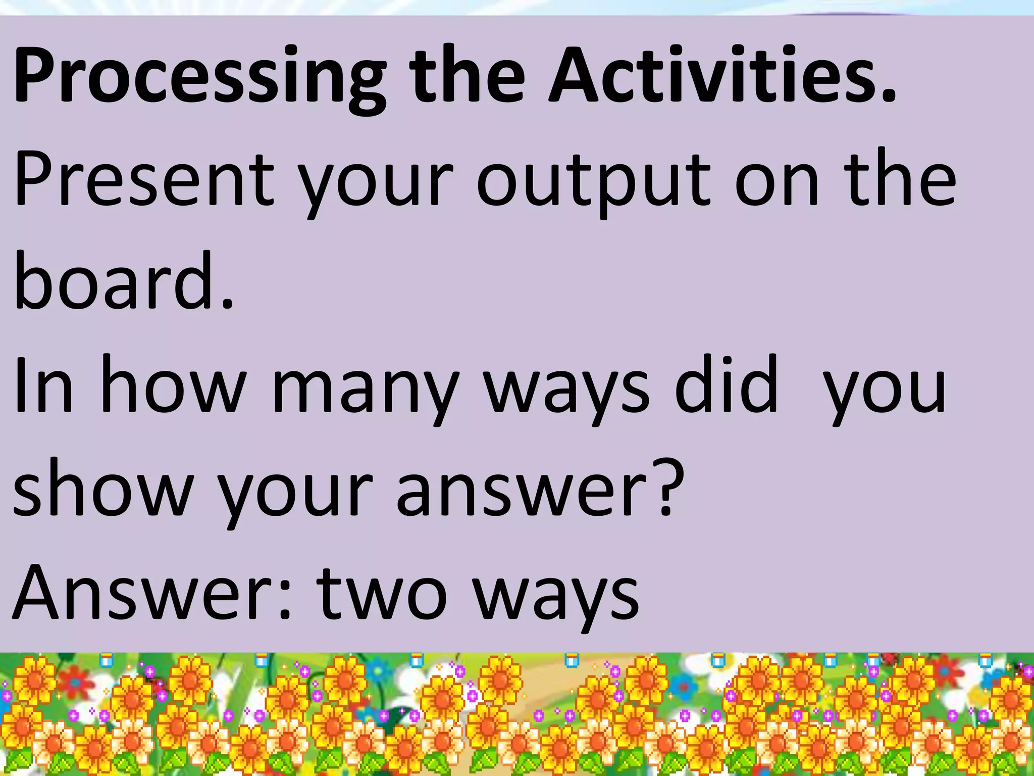 Math q2 w8 lesson 50 expresses ratio using the colon or fraction (1) | PPTX