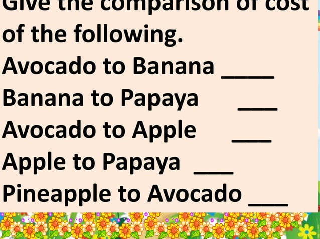 Math q2 w8 lesson 50 expresses ratio using the colon or fraction (1 ...