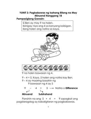 K TO 12 GRADE 1 LEARNING MATERIAL IN MATHEMATICS (Q3-Q4) | PDF