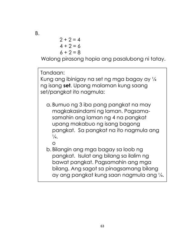 K TO 12 GRADE 1 LEARNING MATERIAL IN MATHEMATICS (Q3-Q4)