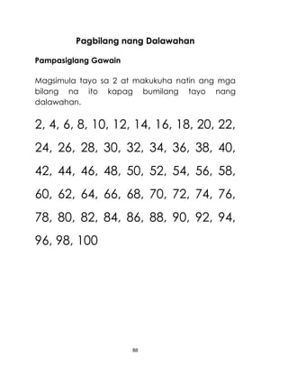 K TO 12 GRADE 1 LEARNING MATERIAL IN MATHEMATICS (Quarter 1) | PDF