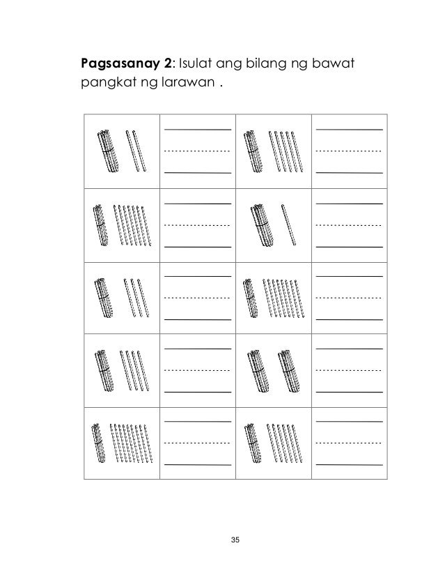 Mganumerosamgasalita1hanggang100worksheet