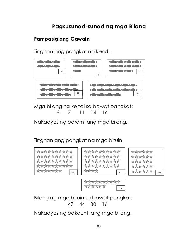 Mganumerosamgasalita1hanggang100worksheet