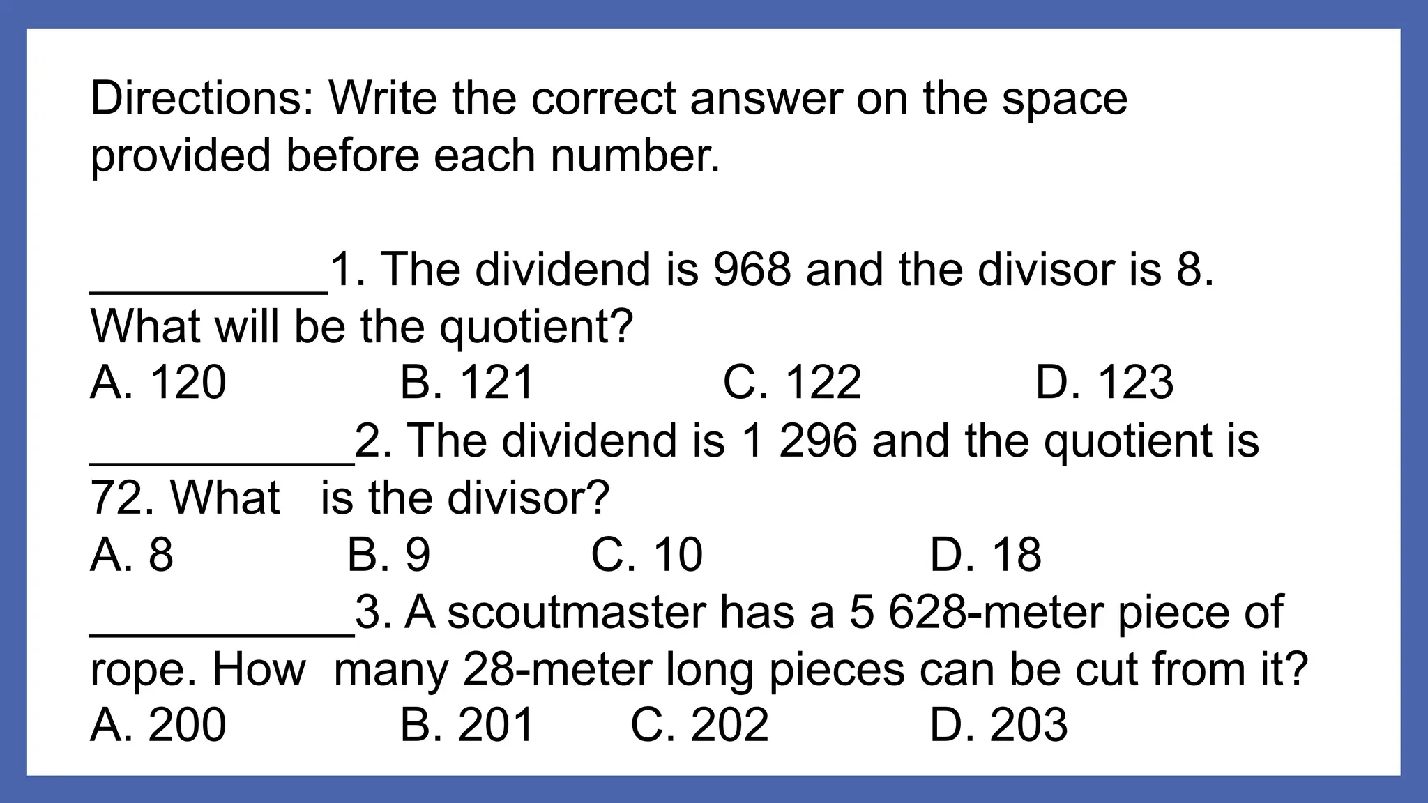 MATH QUARTER 1 WEEK 6.pptx Math 4 presentation | PPTX