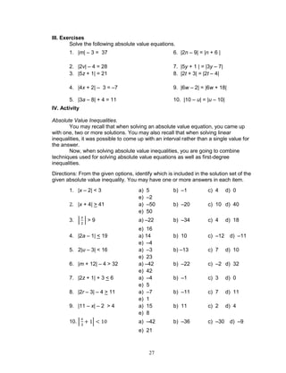 grade 7 Math quarter 3 | PDF