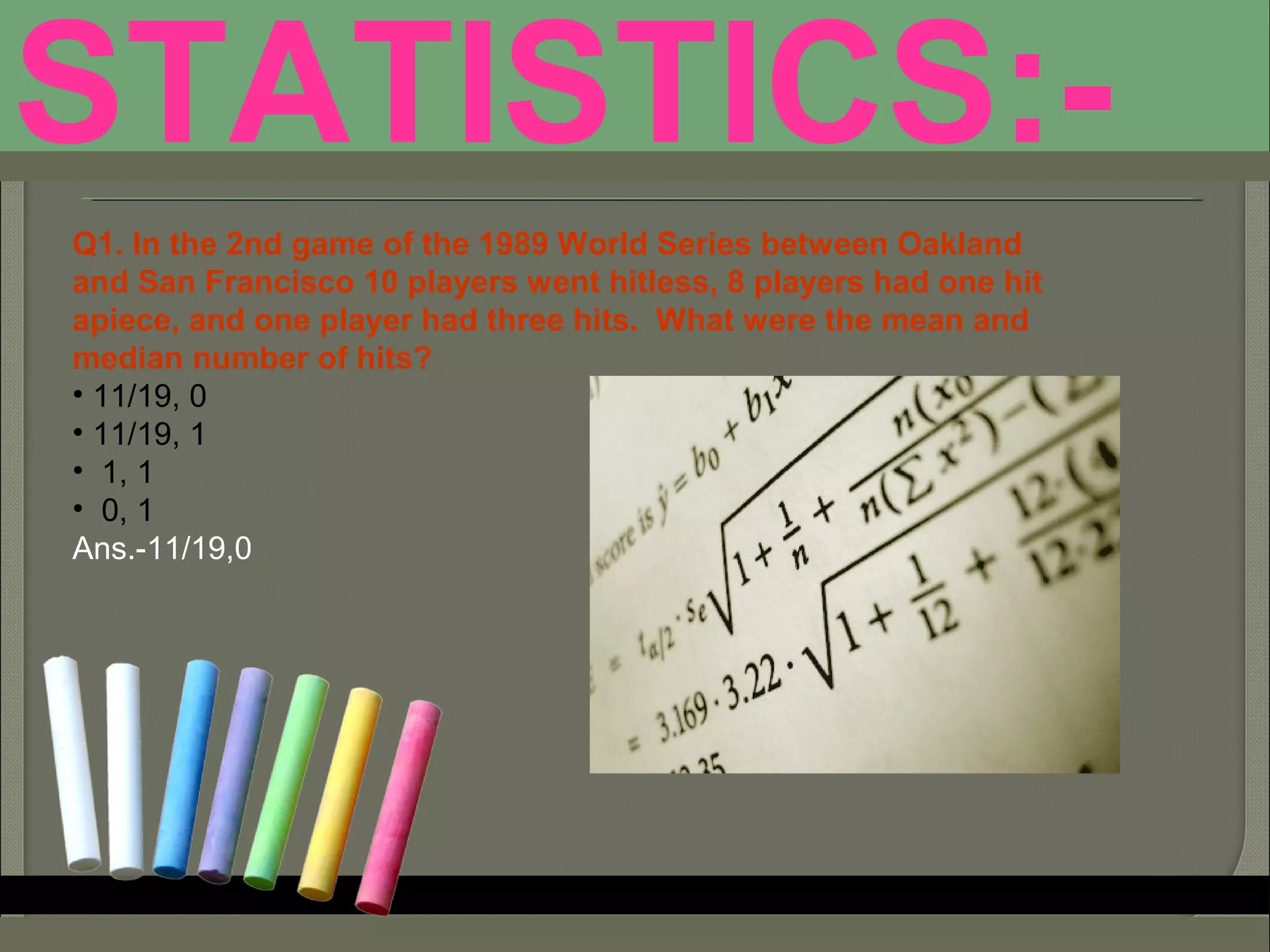 Math questions | PPT