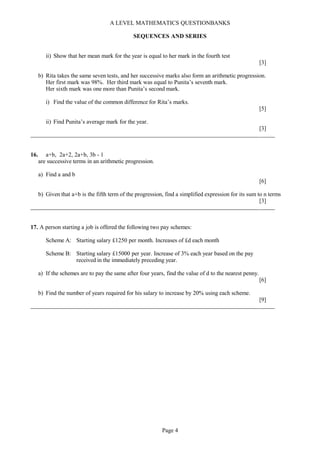 Math (questions -sequences_and_series) | DOC