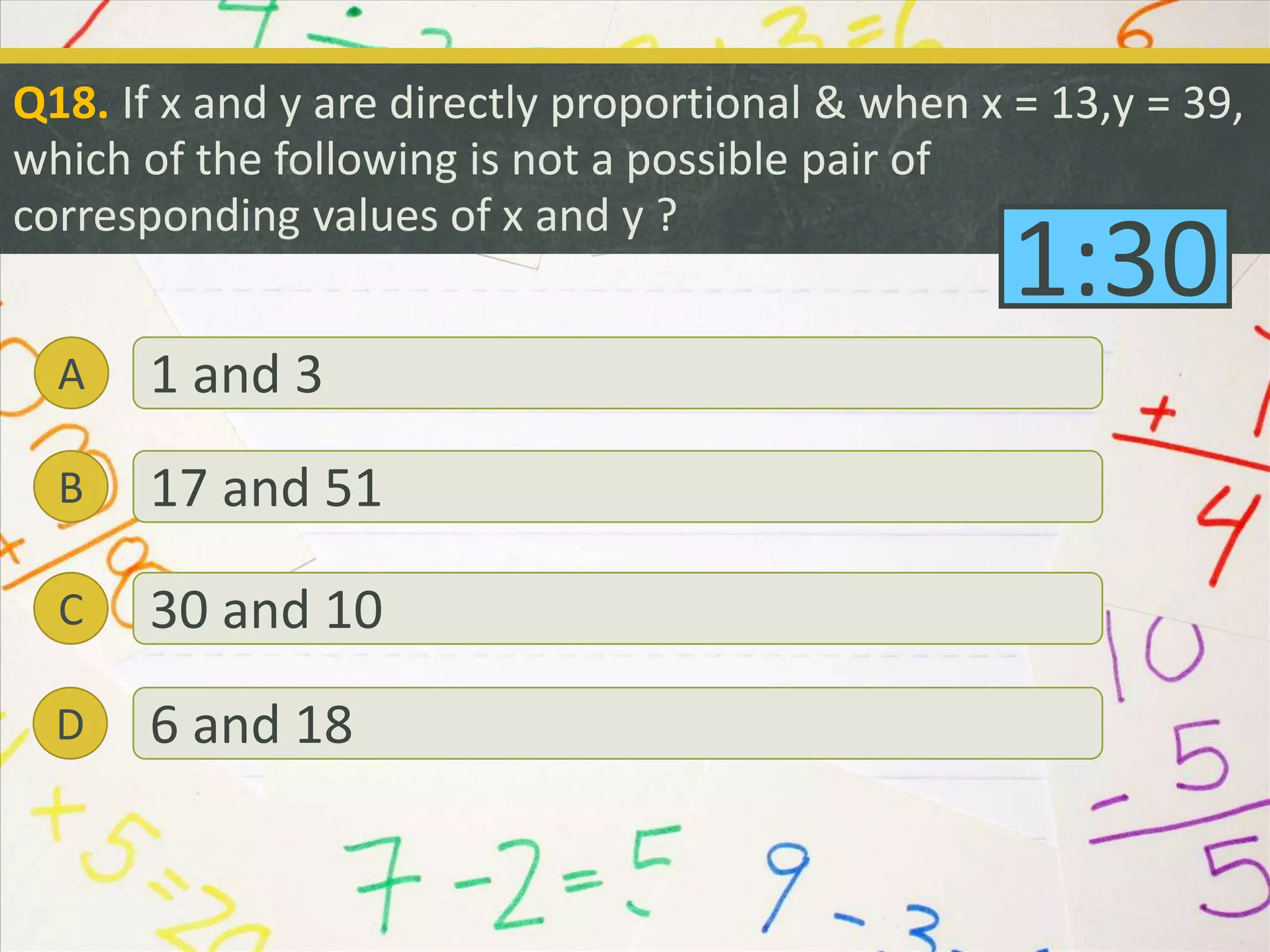 Math quiz | PPT | Free Download