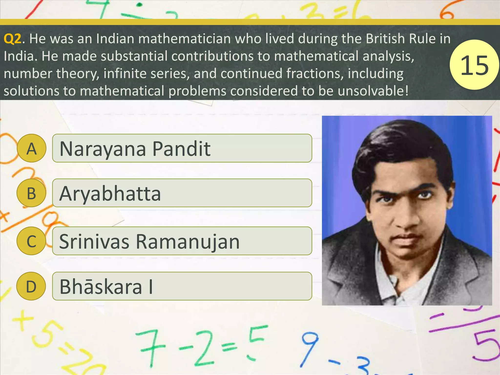 Math quiz | PPTX