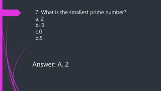 Math quiz bowl questions.pptx