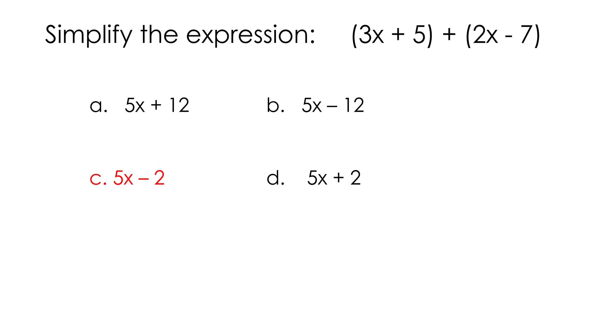 Math Quiz Easy Sample for Grade 12 .pptx