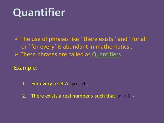 Quantifier And their Negation | PPTX