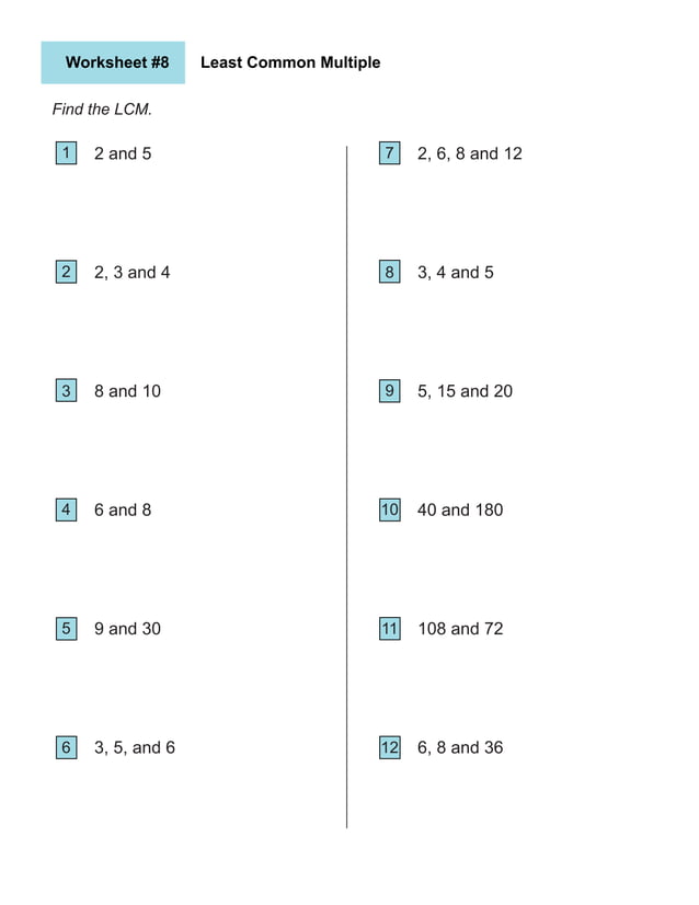 Whole Numbers, Fractions, Decimals, Ratios & Percents, Statistics, Real ...