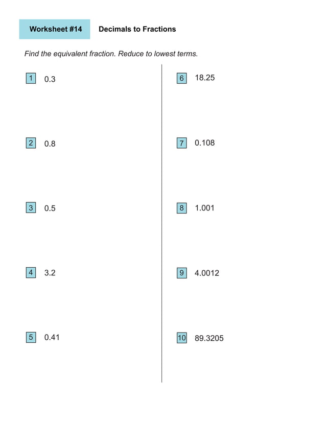 Whole Numbers, Fractions, Decimals, Ratios & Percents, Statistics, Real ...