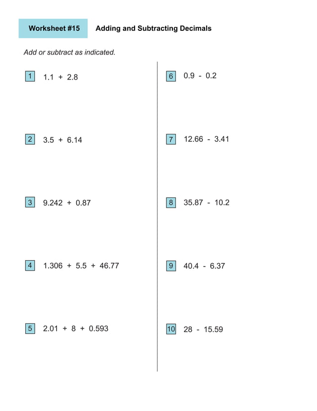 Whole Numbers, Fractions, Decimals, Ratios & Percents, Statistics, Real ...