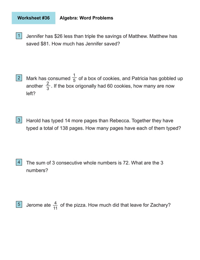Whole Numbers, Fractions, Decimals, Ratios & Percents, Statistics, Real ...