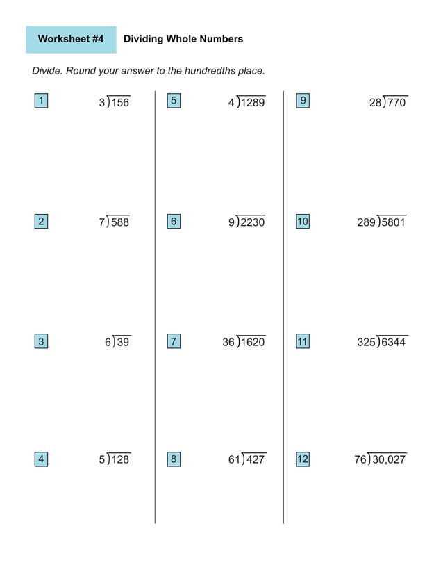 Whole Numbers, Fractions, Decimals, Ratios & Percents, Statistics, Real ...