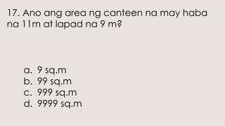 MATH Reviewer-Grade Three- Powerrpoint 2023 | PPTX