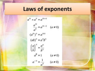 Exponents and Powers | PPTX