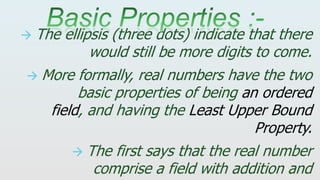 Real Numbers | PPTX