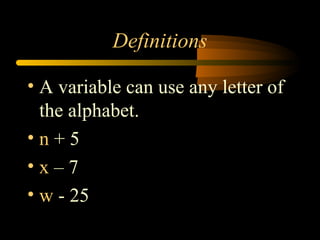 Algebra | PPT | Physics | Science