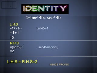 Maths-Trigonometry | PPT