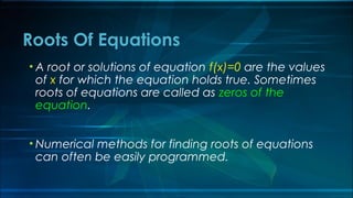 Root Of The Equations [By- Digvijay] | PPT