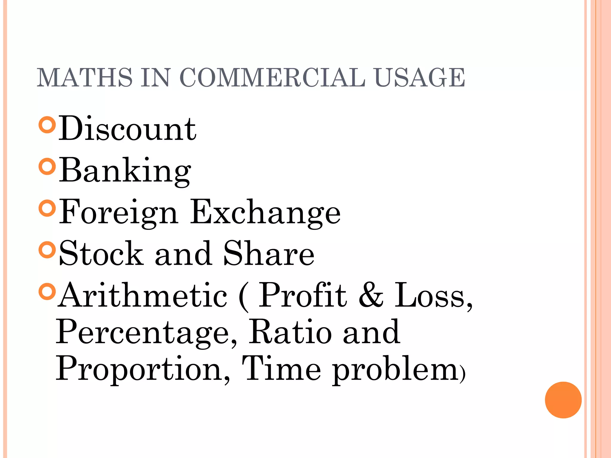 Mathematics in our daily life. | PPT