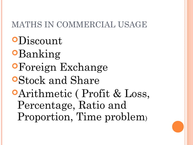 Mathematics in our daily life. | PPT