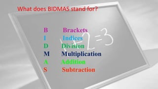 BIDMAS | PPT