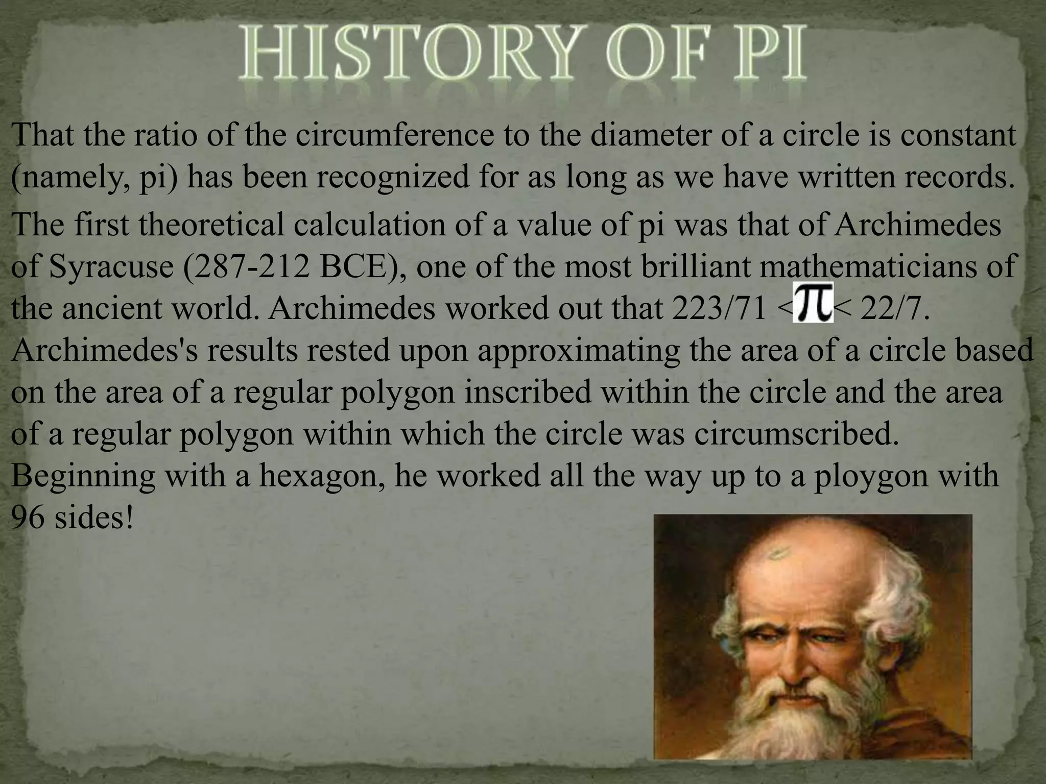 Maths Pi | PPTX
