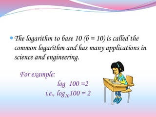 logarithms | PPTX
