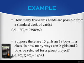 Permutation and Combination Maths | PPT