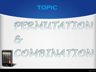 Permutation and Combination Maths | PPT