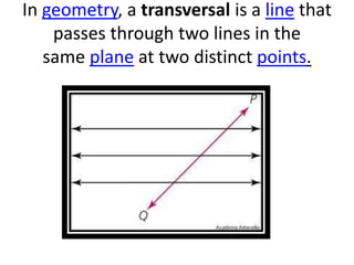lines and angles | PPTX