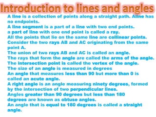 lines and angles | PPTX