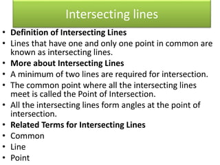 lines and angles | PPTX