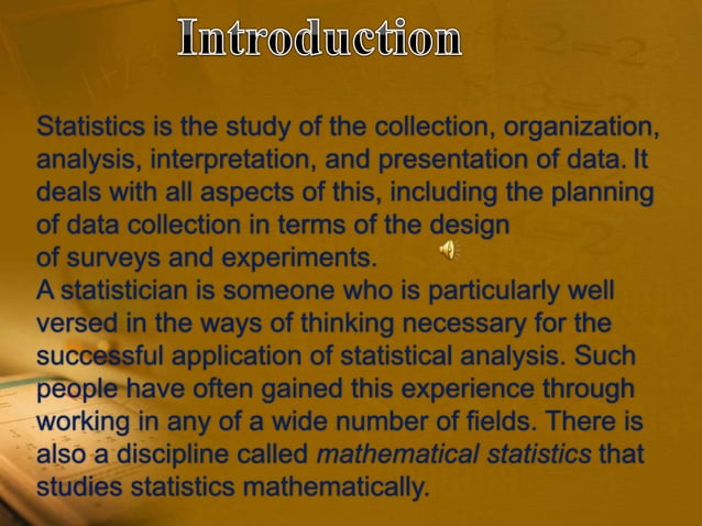 Statistics Math project class 10th | PPTX | Science