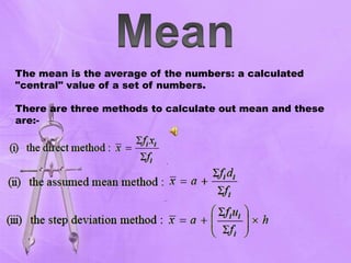 Statistics Math project class 10th | PPTX