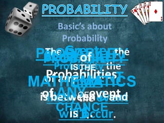 Mathematics PROBABILITY !!!!!!!! | PPT