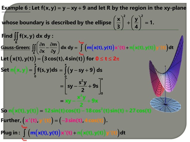 Maths-double integrals | PPTX | Physics | Science