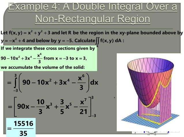 Maths-double integrals | PPTX | Physics | Science